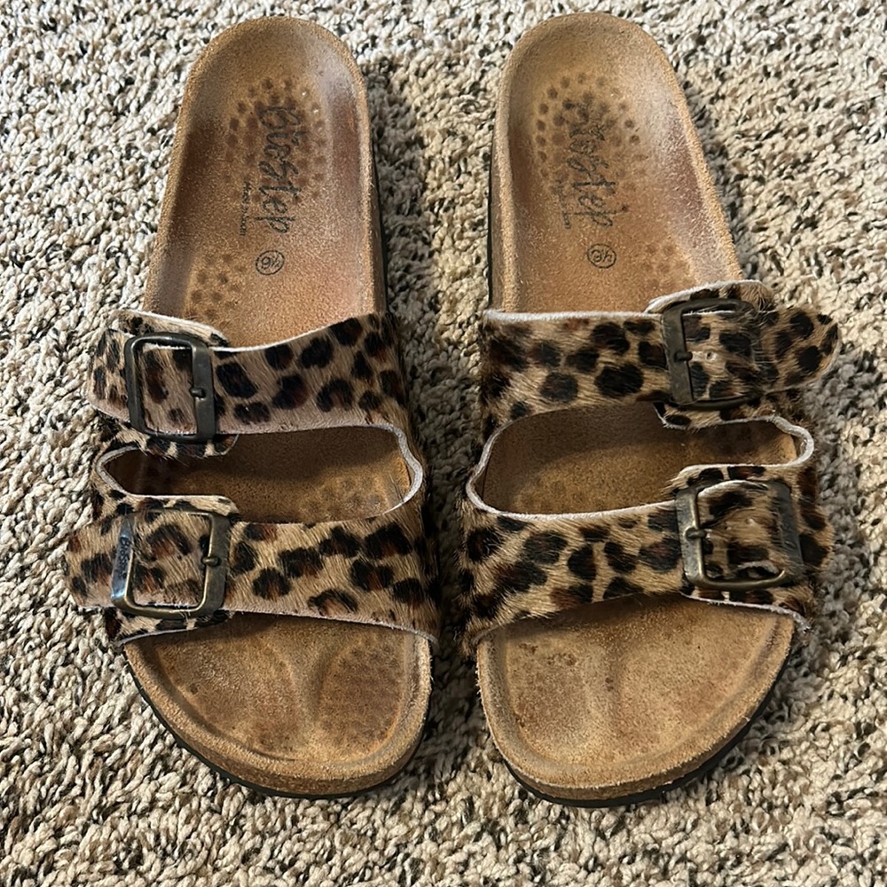 Biostep Leopard Print Sandal - Gem